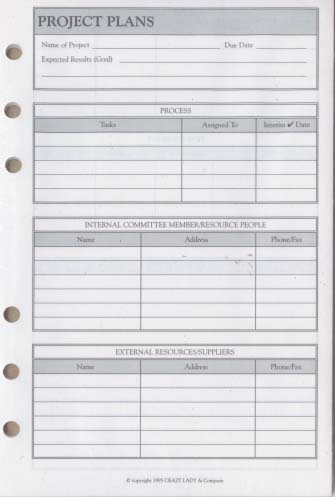 Planner Pages: Crazy Lady Day Planner Pages