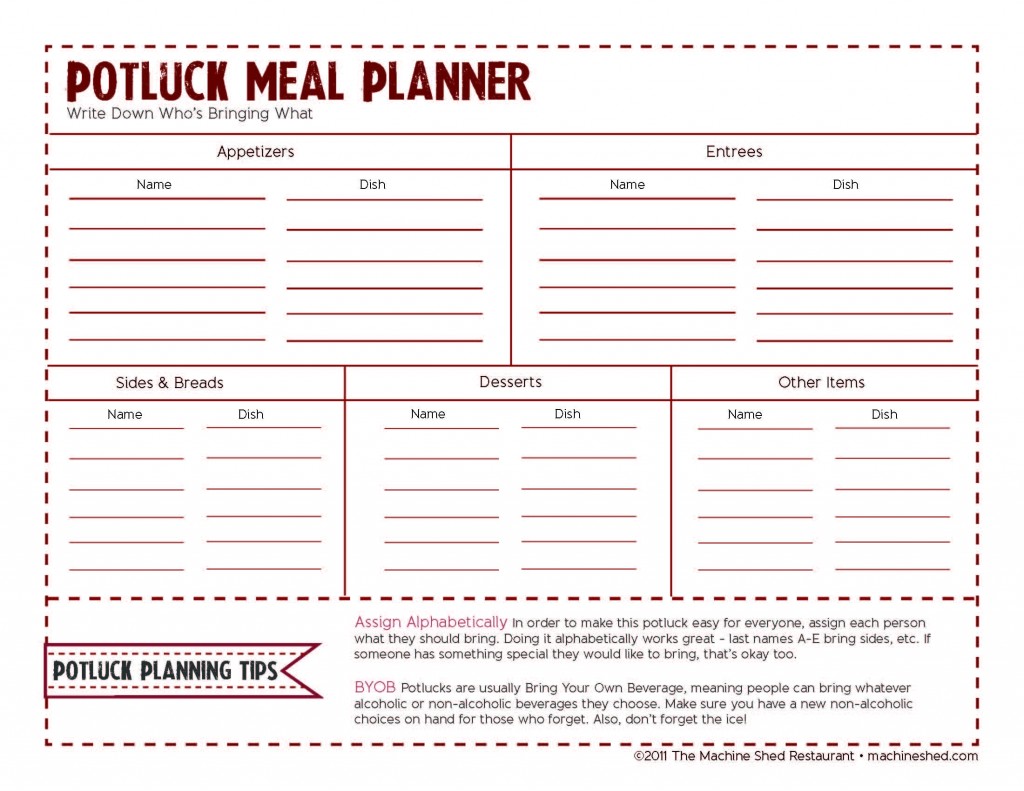 Good Luck Potluck 